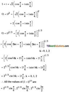 TS Inter Second Year Maths 2A De Moivre’s Theorem Important Questions Very Short Answer Type ...