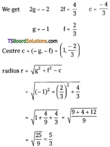 TS Inter Second Year Maths 2B Circles Important Questions Very Short ...