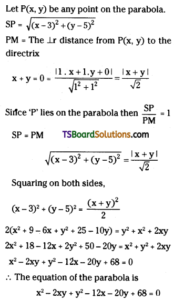 TS Inter Second Year Maths 2B Parabola Important Questions Long Answer ...