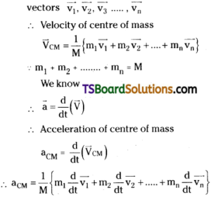 TS Inter 1st Year Physics Study Material Chapter 7 Systems of Particles ...