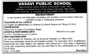 TS Inter 2nd Year English Grammar Curriculum Vitae - TS Board Solutions