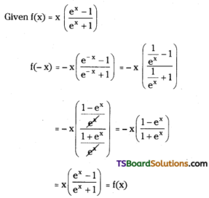 TS Inter 1st Year Maths 1A Functions Important Questions Long Answer ...