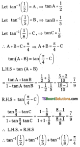 TS Inter 1st Year Maths 1A Inverse Trigonometric Functions Important Questions - TS Board Solutions
