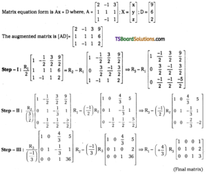 TS Inter 1st Year Maths 1A Matrices Important Questions Long Answer ...