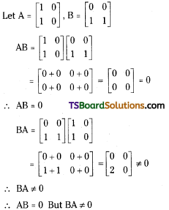 TS Inter 1st Year Maths 1A Matrices Important Questions Long Answer ...