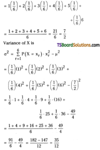 TS Inter Second Year Maths 2A Random Variables and Probability Distributions Important Questions ...